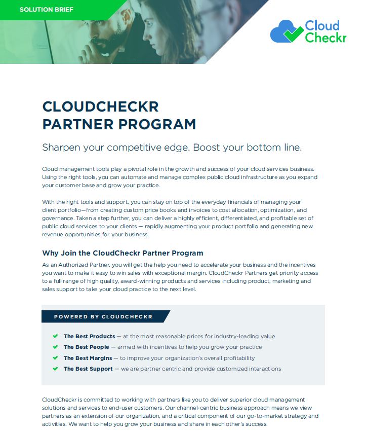 CloudCheckr – Grady Locklear